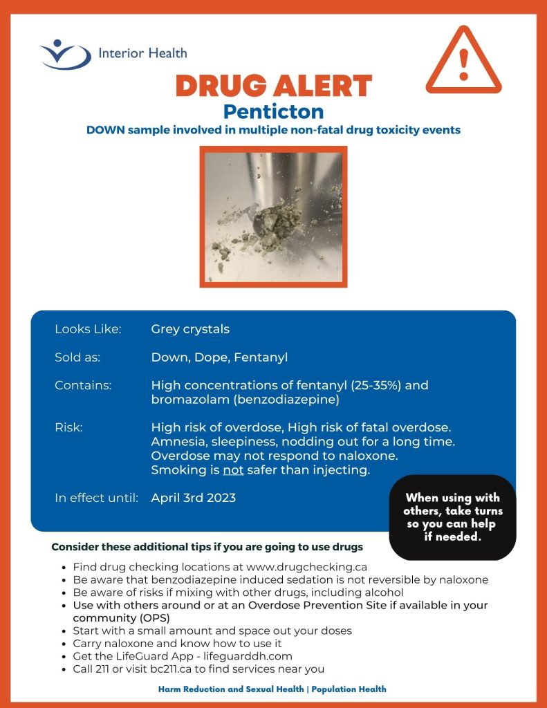 DRUG ALERT PENTICTON – Upper Similkameen Indian Band